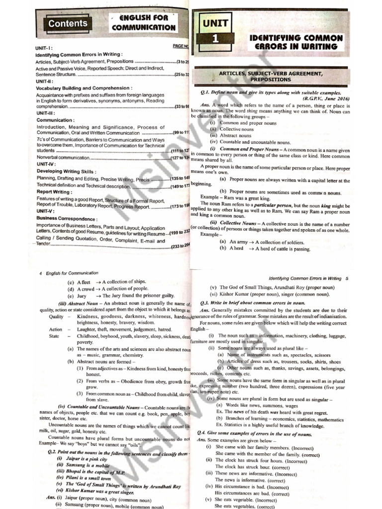 English For Communication by Error | PDF