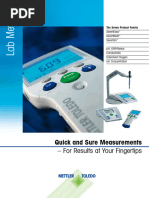 METTLER - Toledo Seven2Go S2-S8 - Catalog | PDF | Ph | Calibration