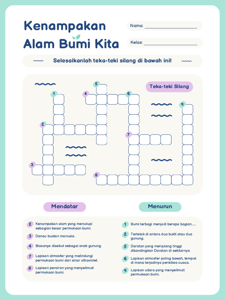 Kenampakan Alam Bumi untuk Kelas 5 | PDF