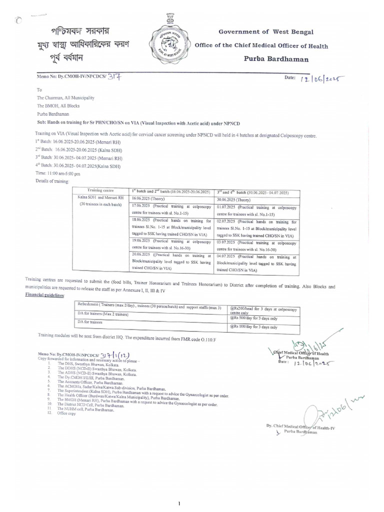 Via Training Notice | PDF