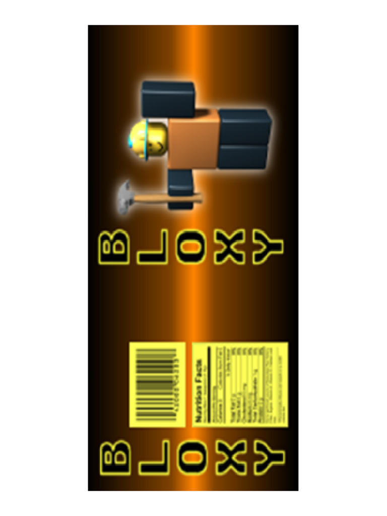 Bloxy Cola Label | PDF