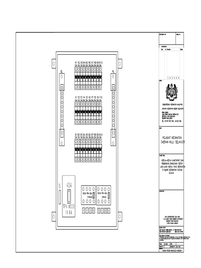 Drawing DB Genting Malek-Model | PDF