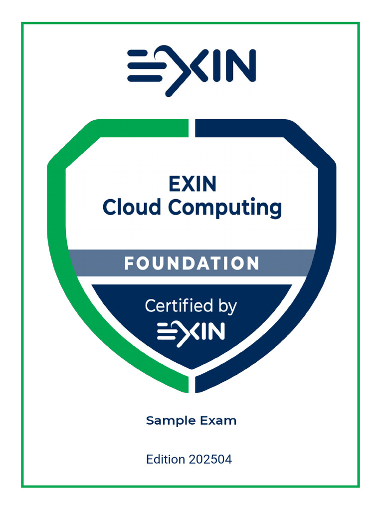 English Sample Exam Cloudf 202504 | PDF | Cloud Computing | Computer Network