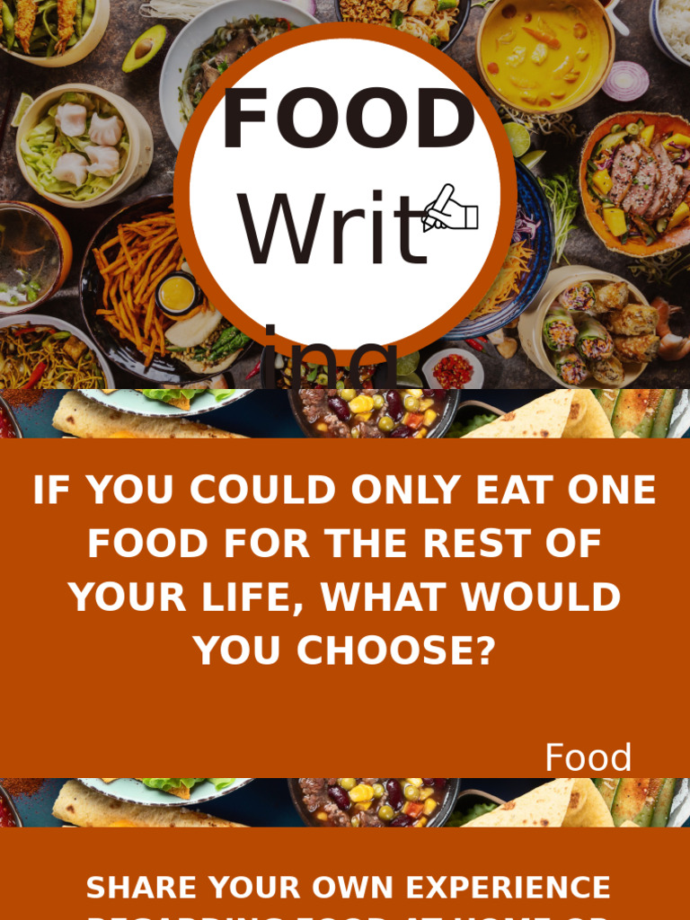 g7 - Food Writing | PDF | Writing | Foods