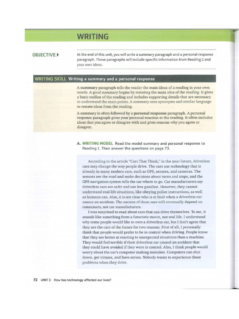 Writing Handout 3 | PDF