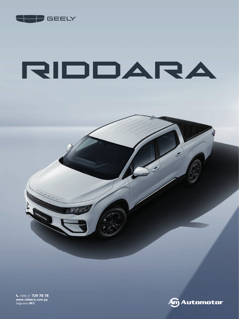 Geely Riddara-FichaTec Digital | PDF