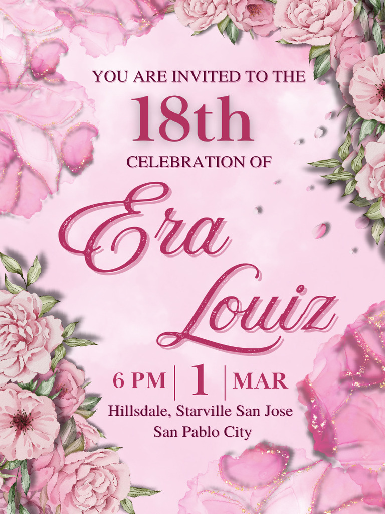 Sample Invitation Pdf