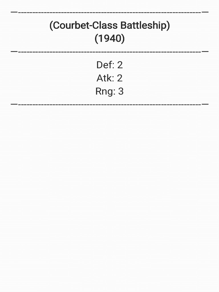 Courbet Class Battleship | PDF