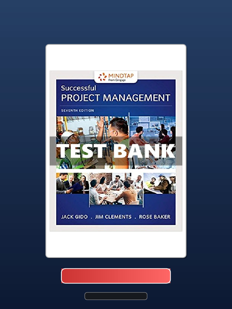Successful Project Management 7 Ed Gido Ebook and TestBank Bundle Full ...