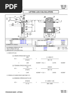 Spreader Beam Design Calculations | PDF | Beam (Structure) | Bending