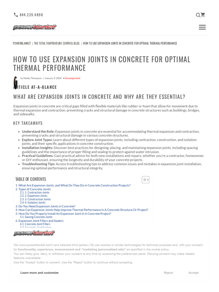 Expansion Joints in Concrete Explained | PDF | Concrete | Building ...