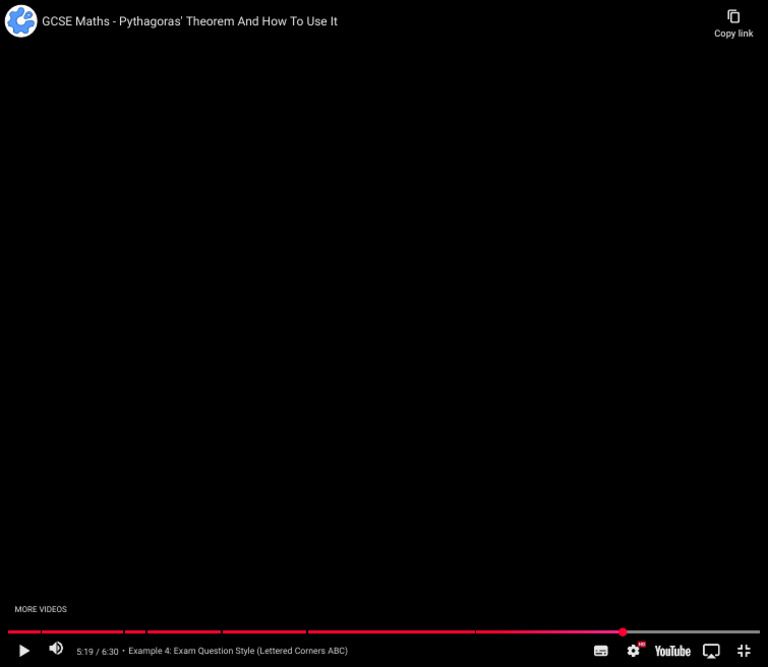 Pythagoras' Theorem Lesson GCSE Maths CIE Extended Cognito | PDF