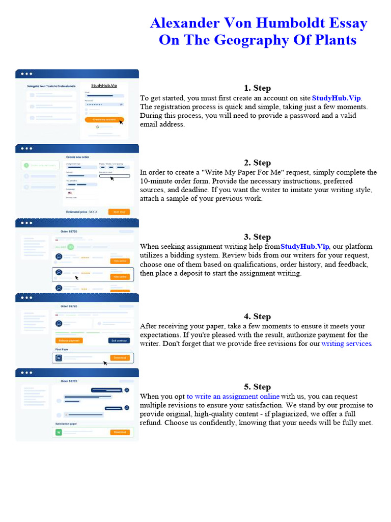 Alexander Von Humboldt Essay On The Geography of Plants | PDF | Iago ...