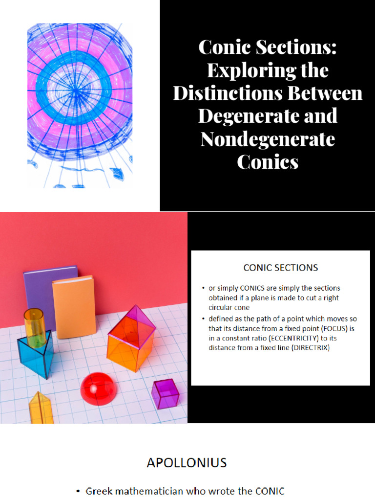 Types of Conics | PDF | Ellipse | Differential Geometry