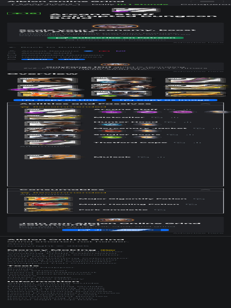 Arcane Staff Corrupted Dungeon Build - Corrupted Dungeon Build Albion ...