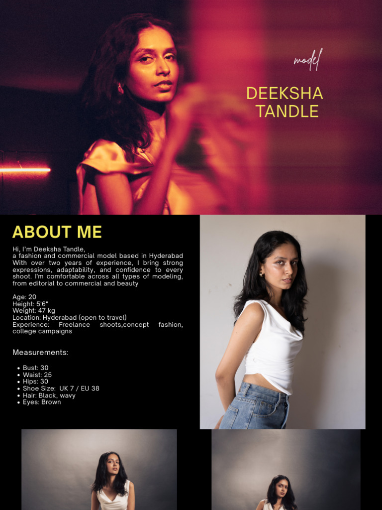 Deeksha Modelling Portfolio 2025 (1) | PDF