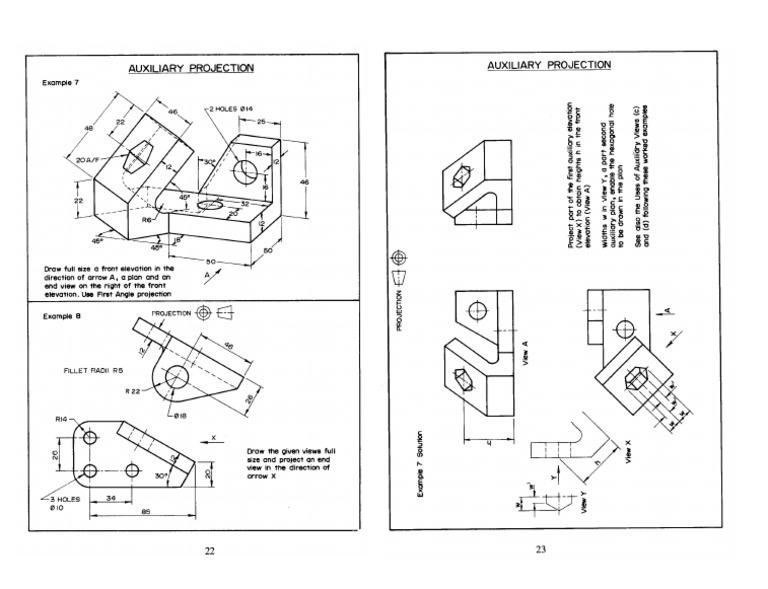 Engineering Drawing With Worked Examples-Pages-12 | PDF