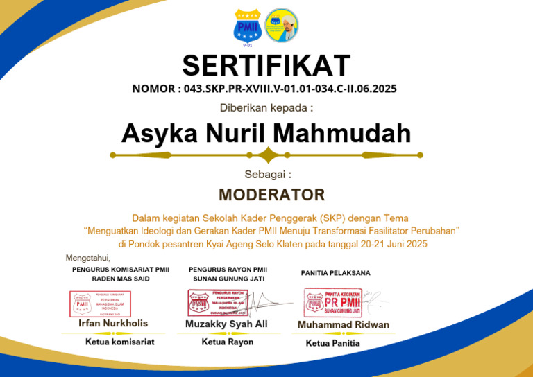 Asyka Moderator | PDF