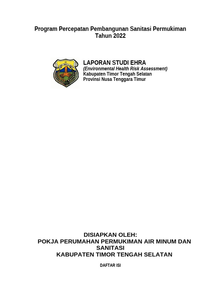 Laporan EHRA Net | PDF
