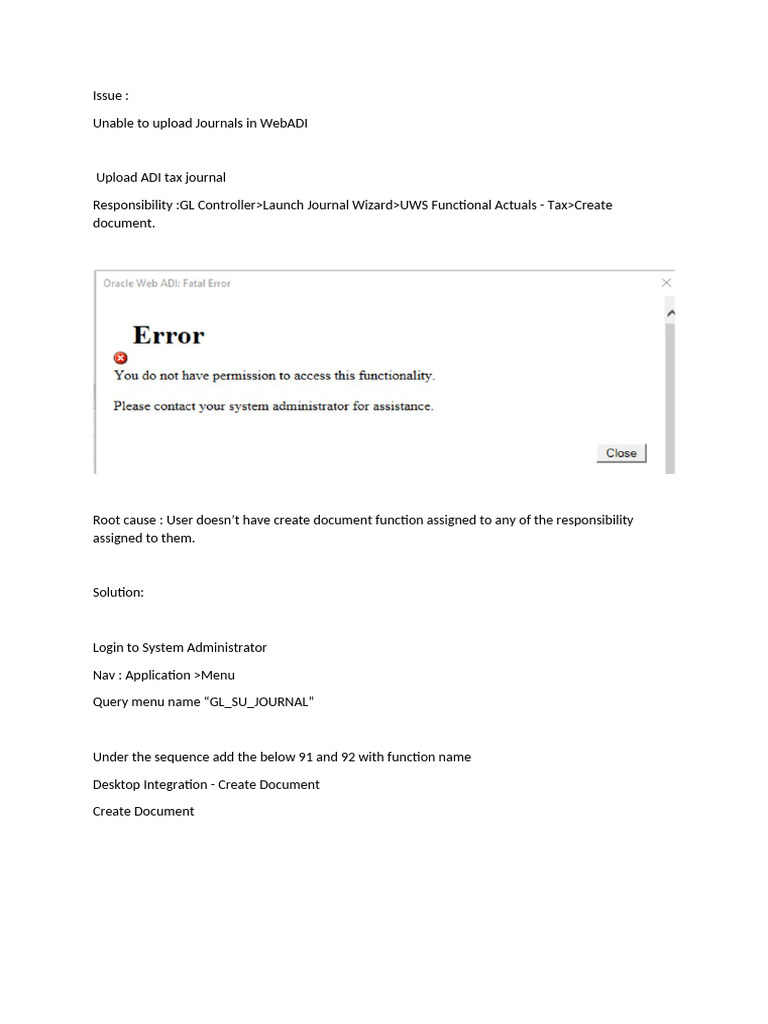 Create Document Role | PDF
