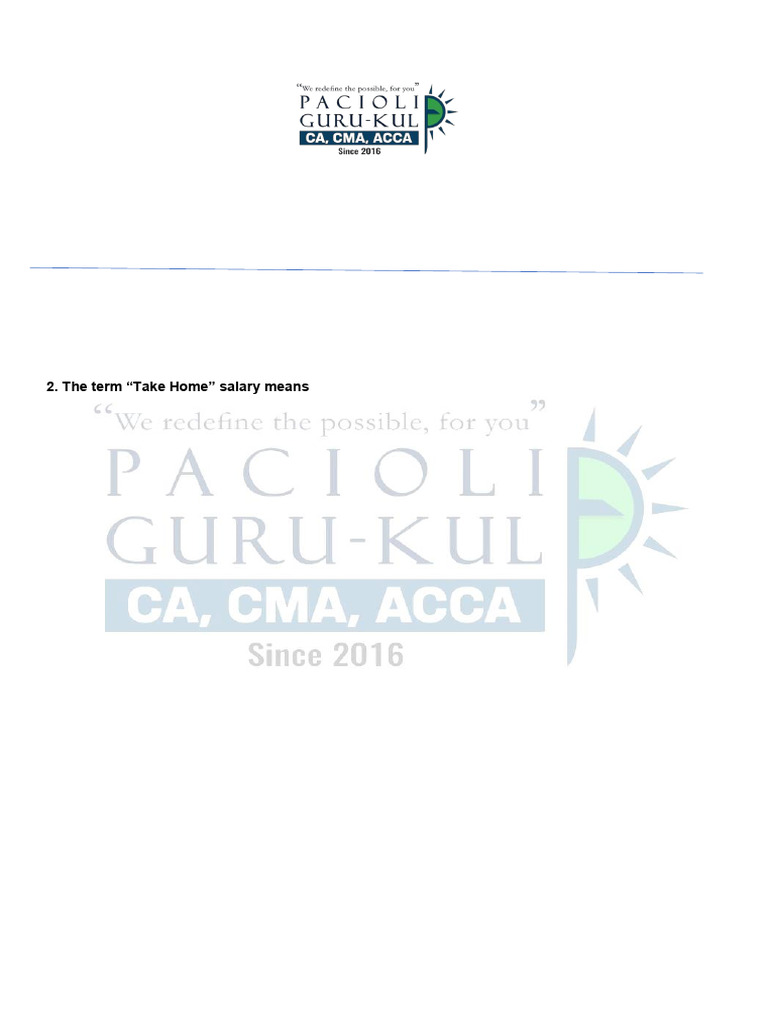 Cat Model Exam3 Paper-2 Mock-qp (1) | PDF | Debits And Credits | Taxes