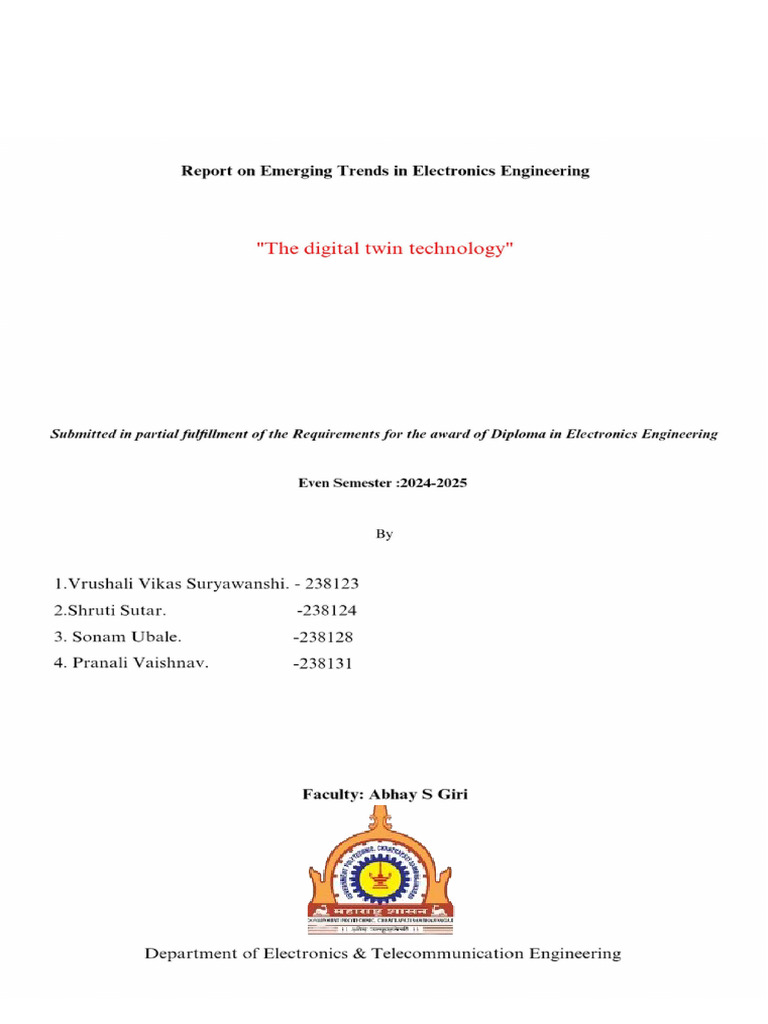The Digital Twin Technology | PDF | Conceptual Model | Simulation