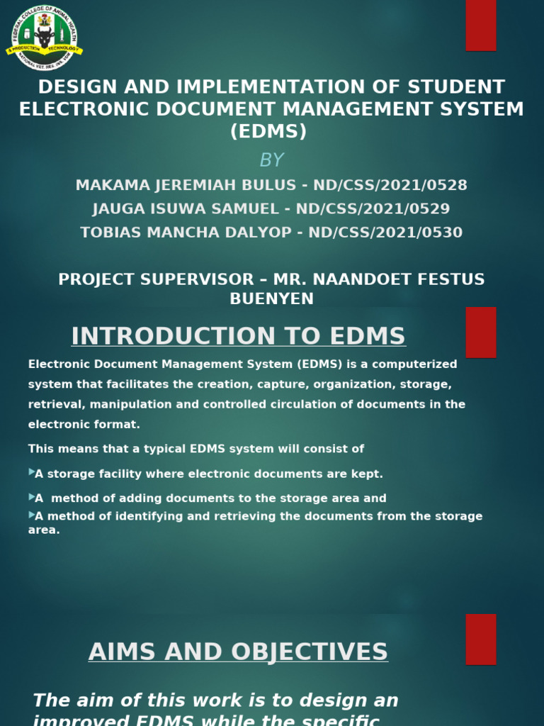 Group2 PROJECT Defence | PDF | Server (Computing) | Databases