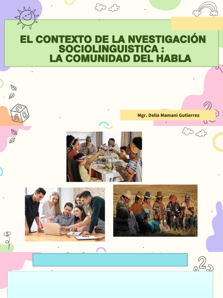 Comunidades Del Habla Semana 03 | PDF | Sociolingüística | Lingüística