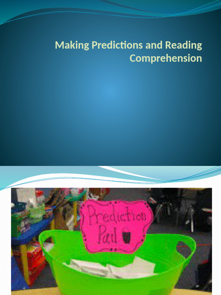 Making Predictions and Reading Comprehension-1 | PDF | Dyslexia ...