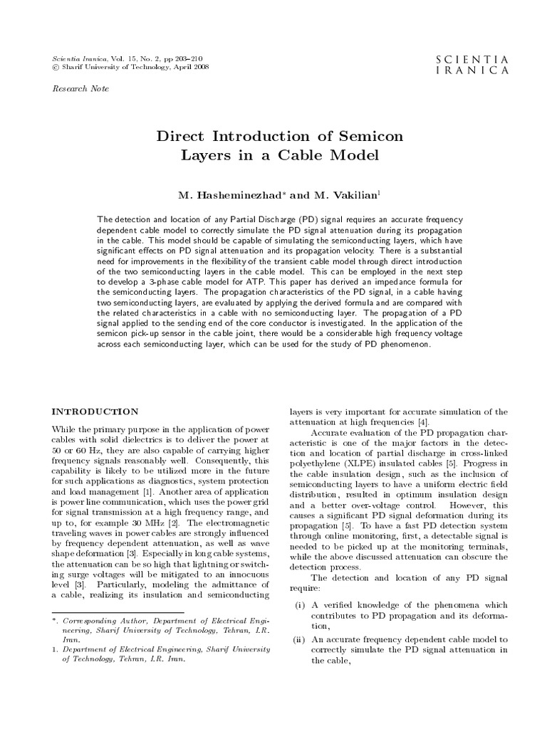 Semi Conductor Layers | PDF | Electrical Impedance | Coaxial Cable