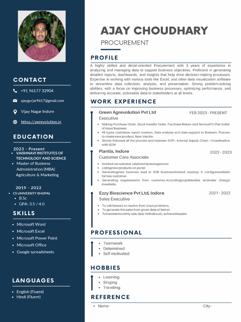 Ajay CV Resume | PDF
