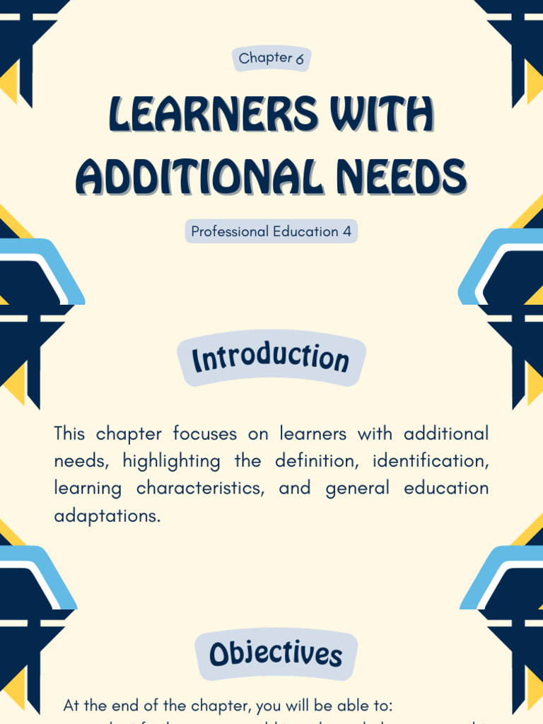 Supporting Learners with Additional Needs | PDF | Gifted Education | Learning