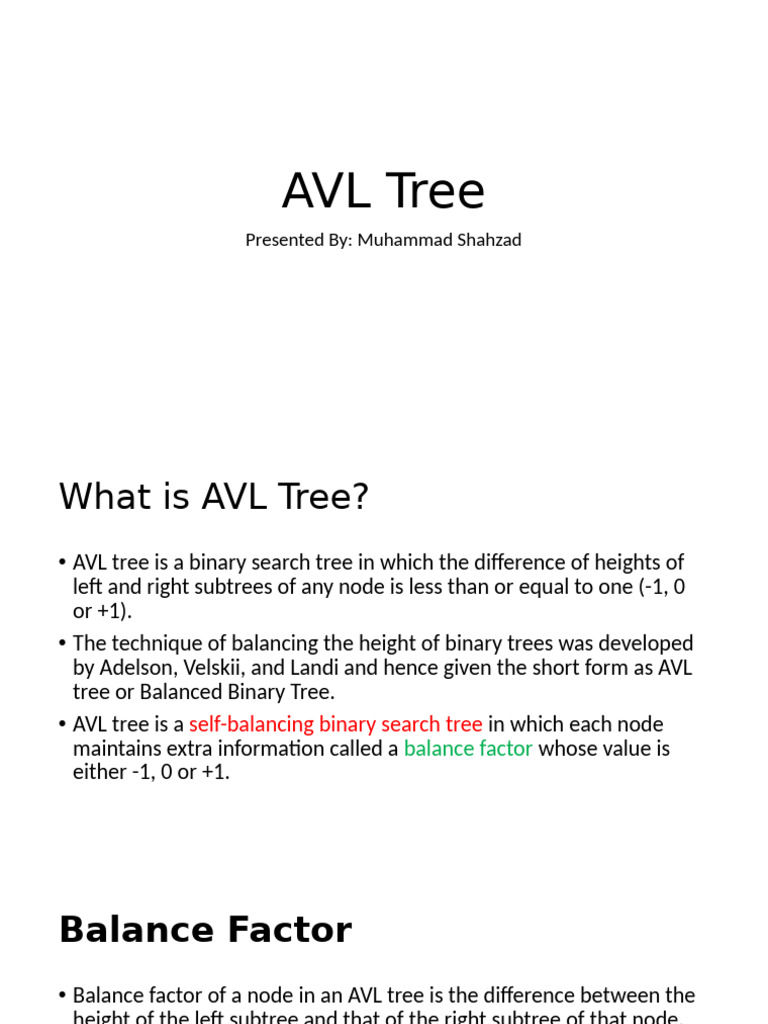 Understanding AVL Trees and Rotations | PDF