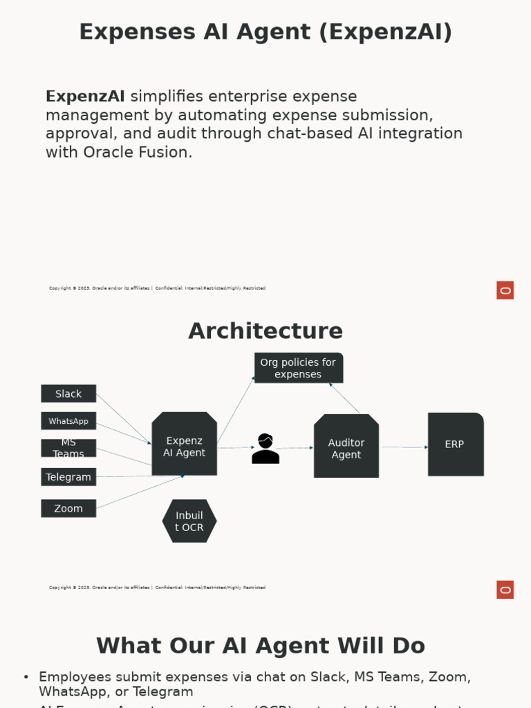 AI Agent Hackathon | PDF | Audit | Oracle Corporation