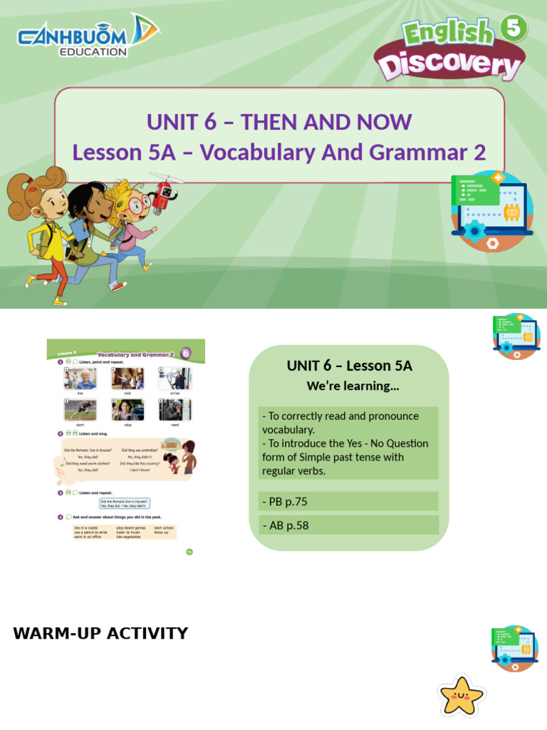 GA Powerpoint 5. Unit 6. Lesson 5a | PDF | Language Families | Language ...