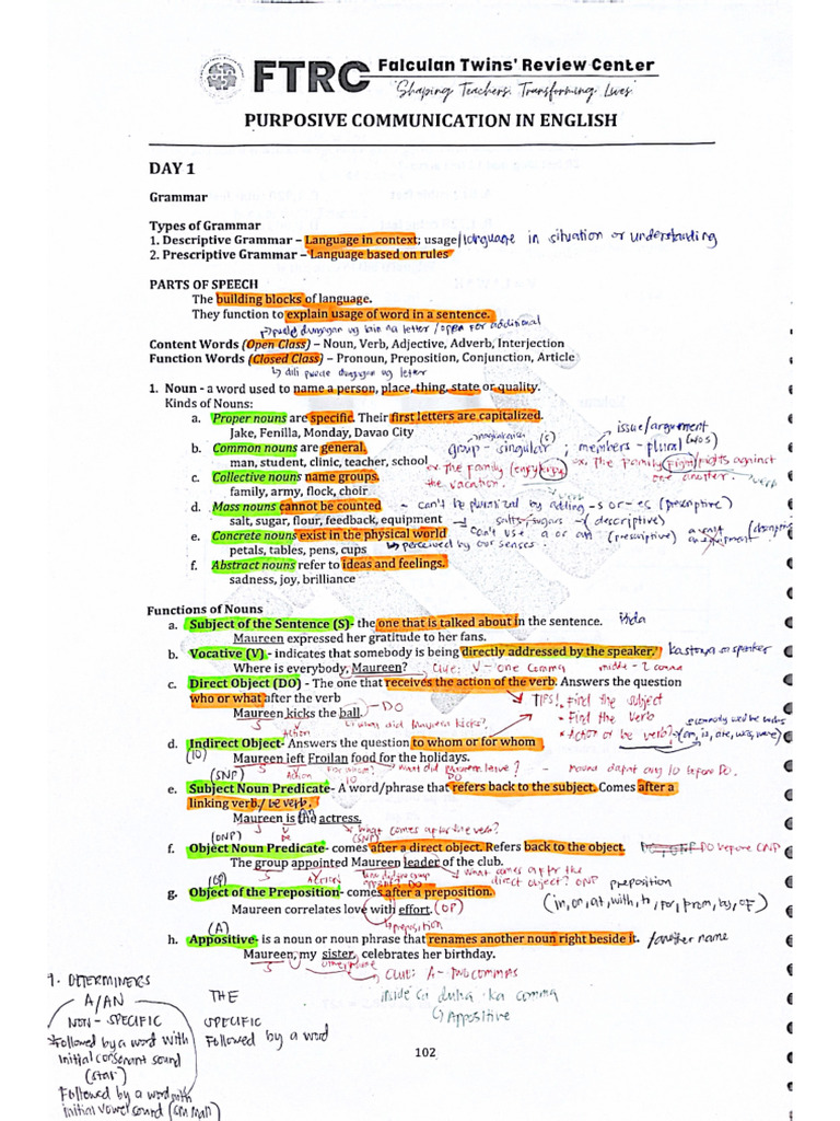 Gen Ed Reviewer English | PDF