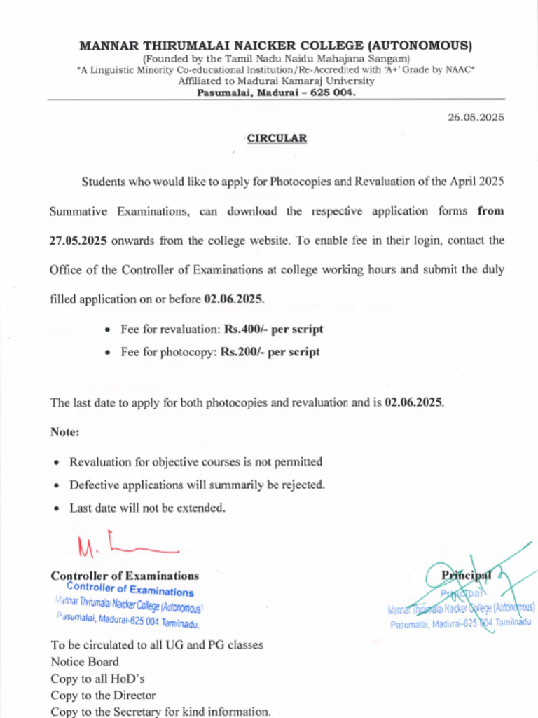 Apr 2025 Revaluation & Photo | PDF