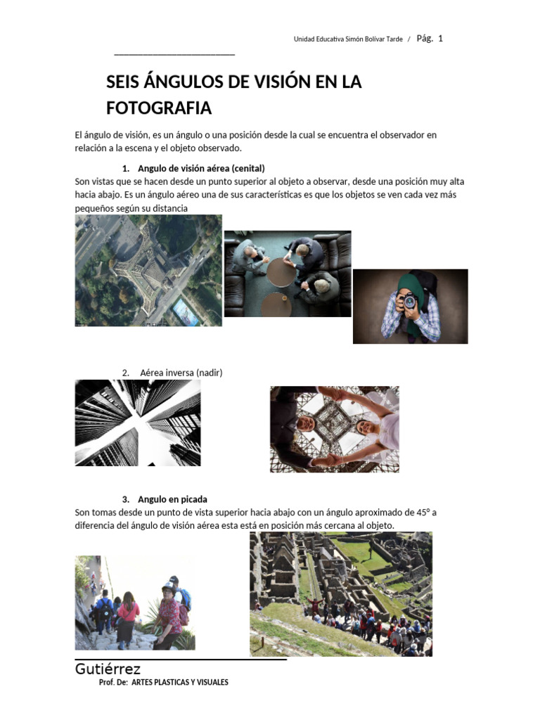 6B Ángulos de Visión | PDF