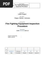Fire Fighting Equipment Inspection Checklist - 2024 | PDF
