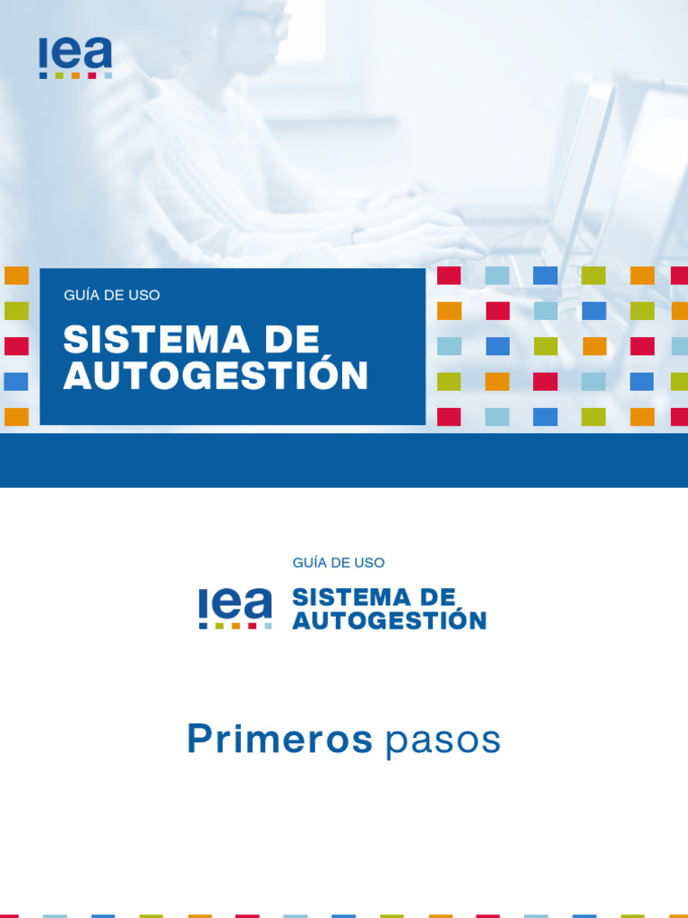 Guía de Uso del Sistema IEA | PDF | Aplicación movil | Chat en linea