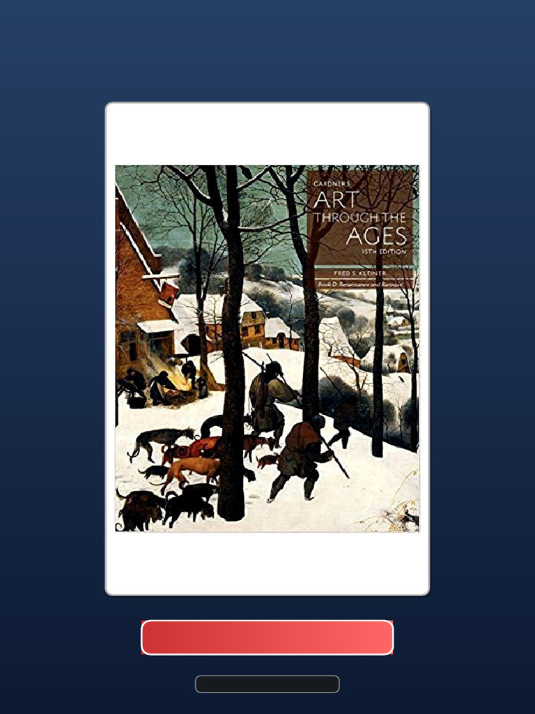 Gardners Art Through The Ages Backpack Edition Book D Renaissance and ...