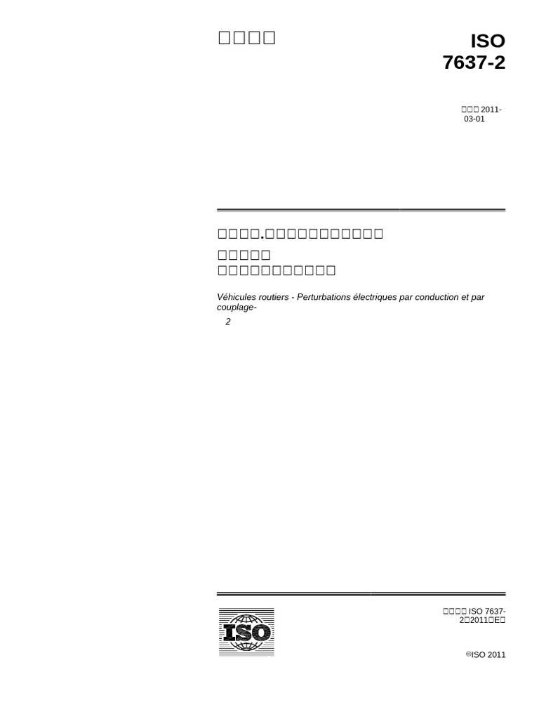 Iso 07637-2-2011 | PDF