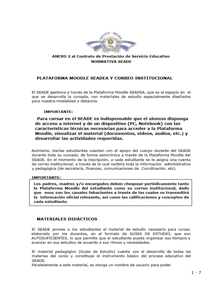 Plataforma Moodle SEADEA para Primaria | PDF | Moodle | Educación primaria