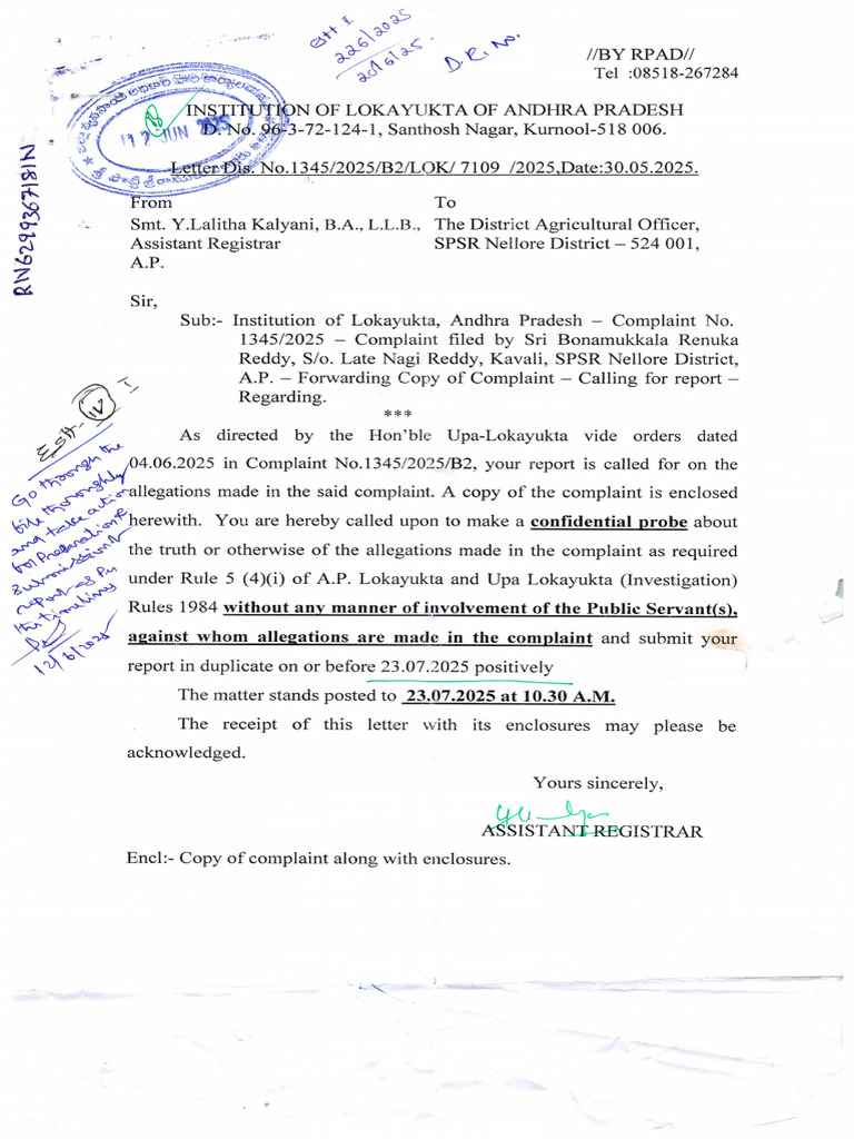 B. Renuka Reddy Court Cases | PDF