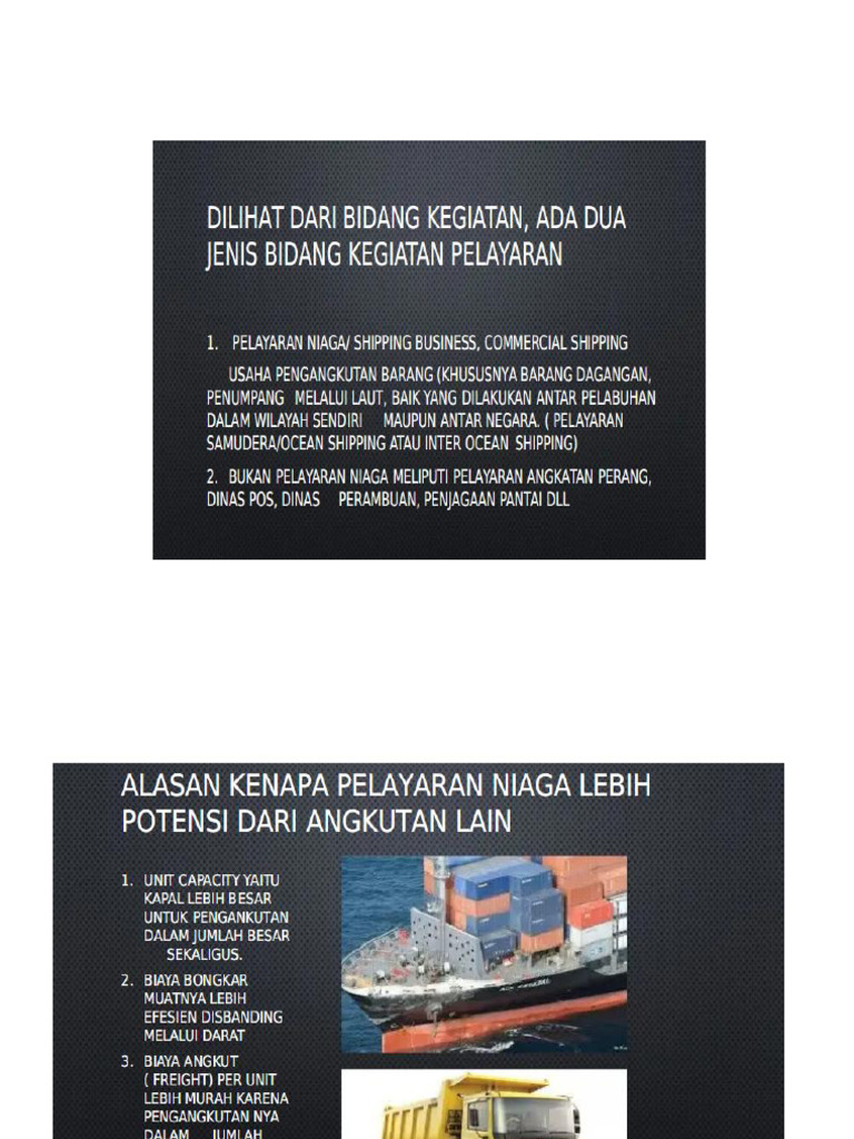 MATERI Manajemen Perusahaan Pelayaran | PDF