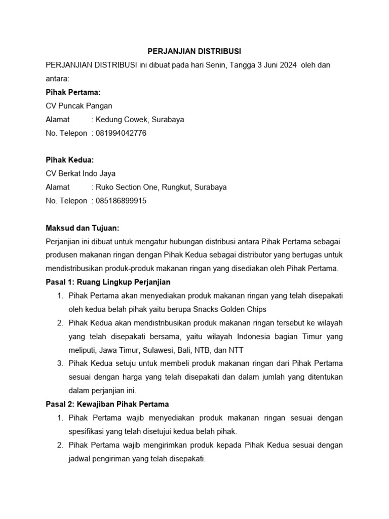 Pks CV Puncak 2024 | PDF