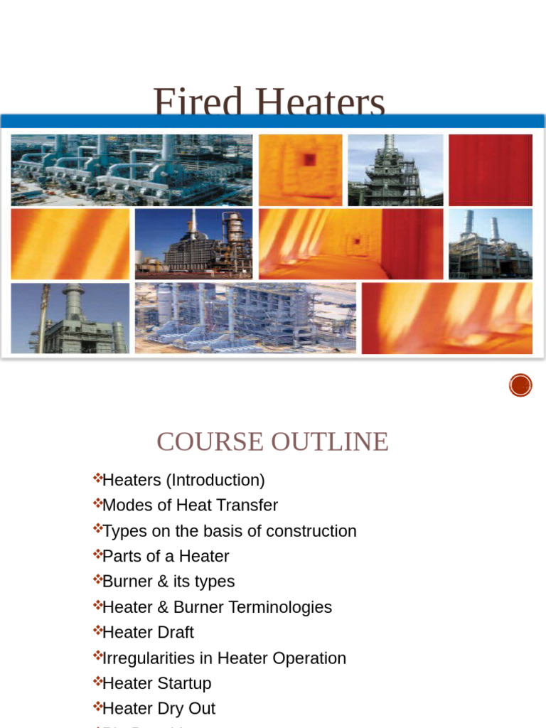 Fired Heater Burner Overview | PDF | Chimney | Combustion