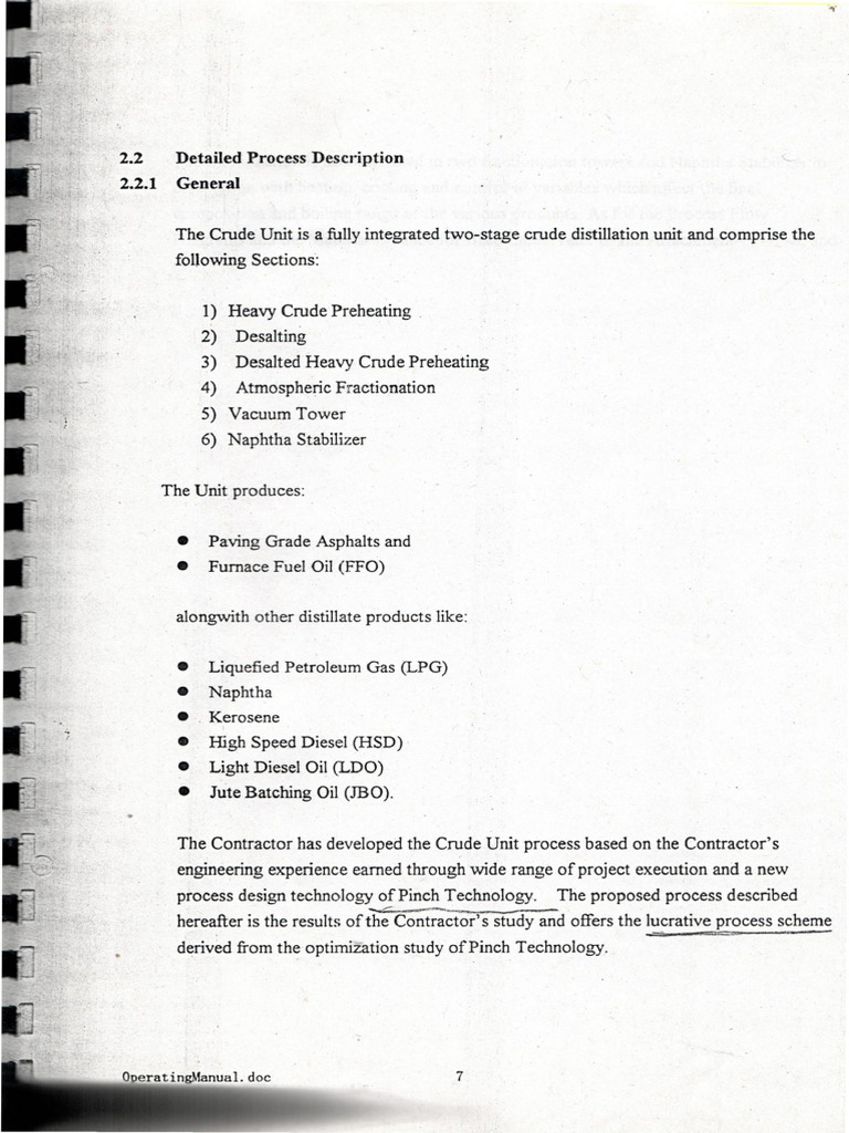 HCU Process Overview in Refinery | PDF | Distillation | Petroleum