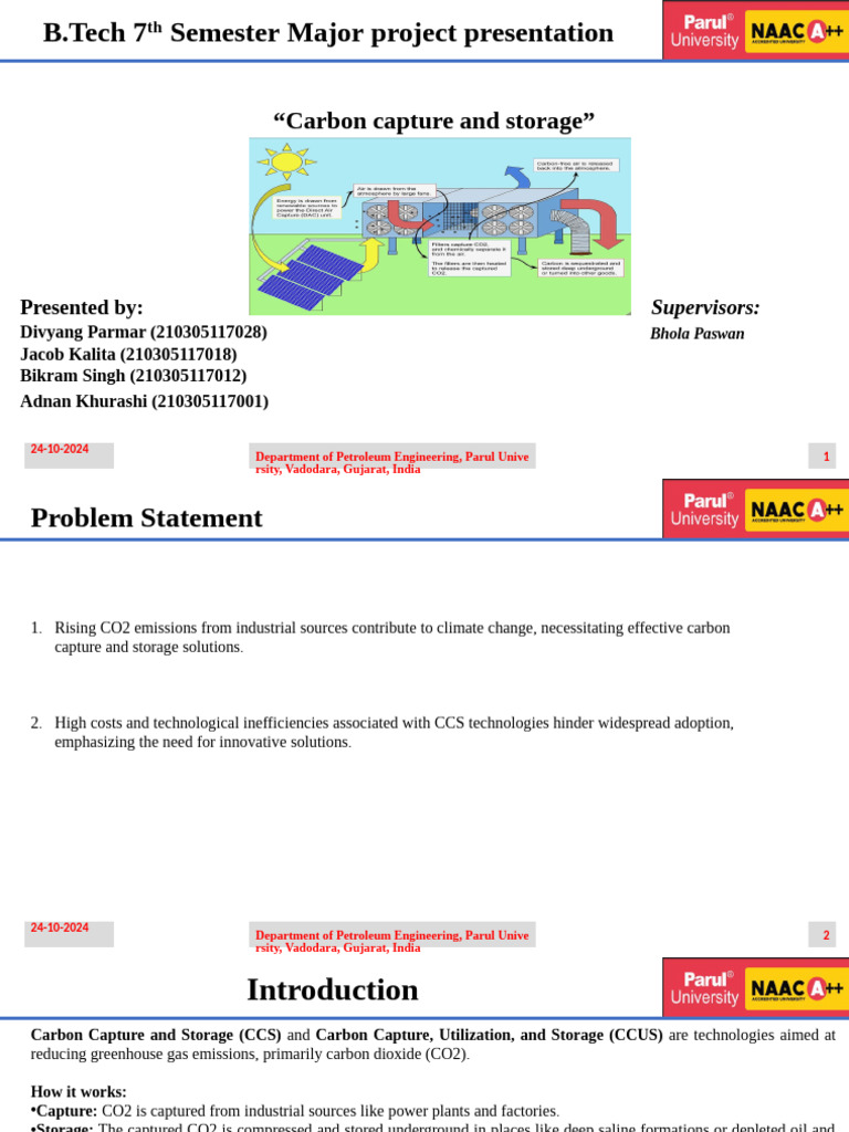 Bikram Singh 7th Sem Project | PDF | Carbon Capture And Storage | Climate Change Mitigation