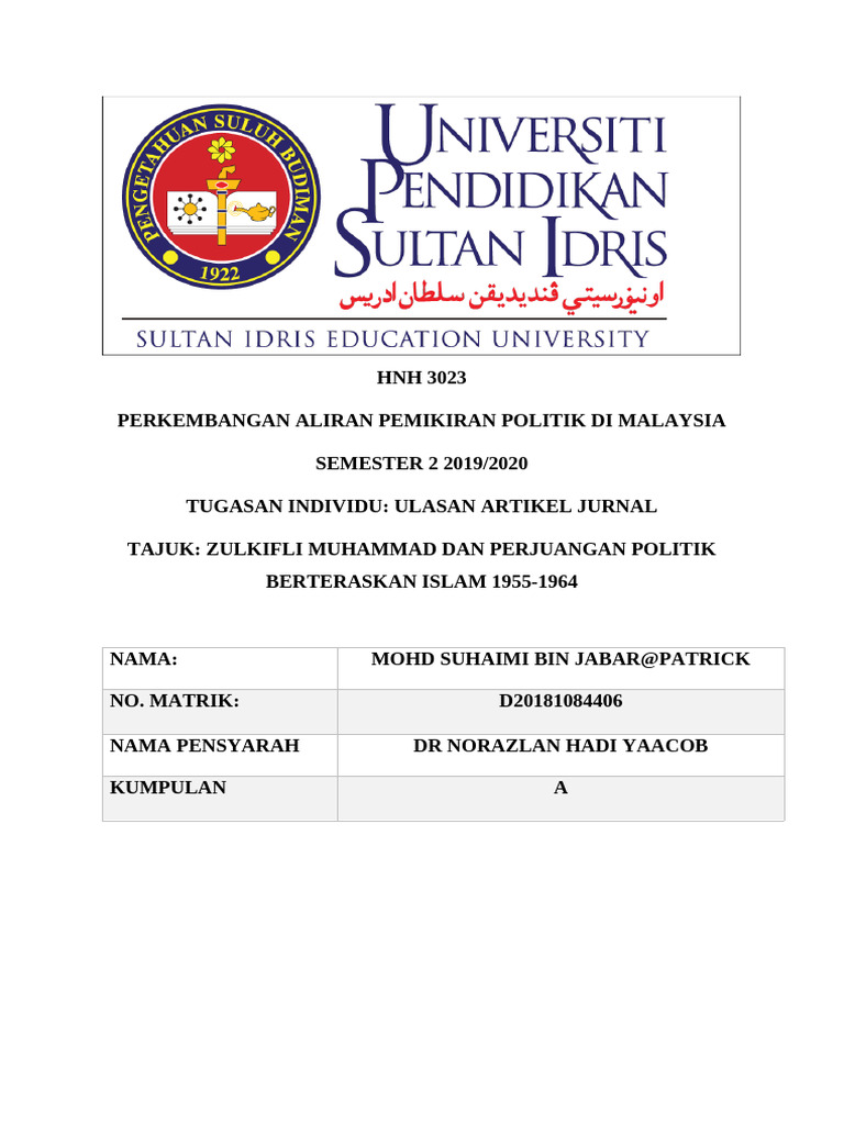 Ulasan Jurnal | PDF